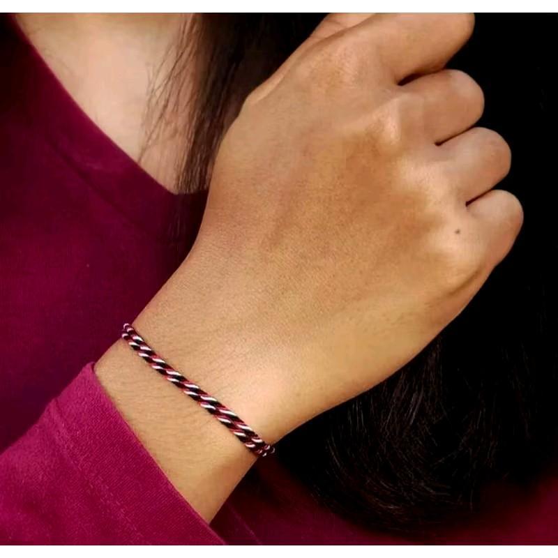 Paket 3 Gelang Tridatu Asli Bali Ukuran 2mm 3 Warna dengan Mantra Tolak ...