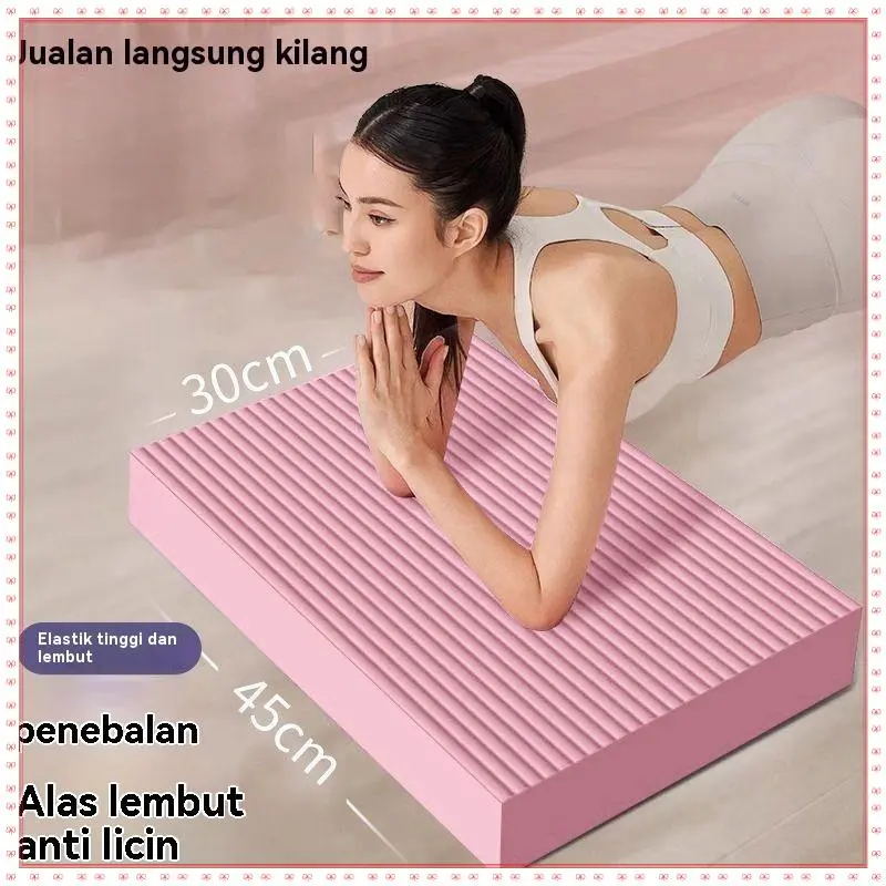 Pad Senaman TPE 6mm Anti Gelincir Perlindungan Sendi Keseimbangan Plank ...
