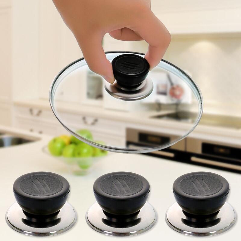 3Pcs Universal Kitchen Cookware Replacement Utensil Pot Pan Lid ...