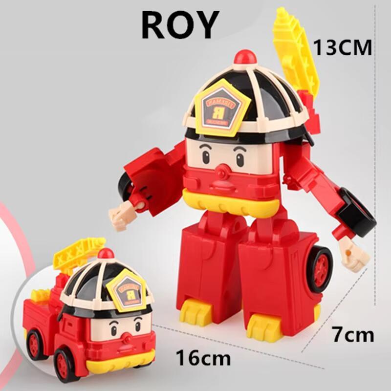 6pcs/Set Korea Poli Robocar Transformation Robot Car Model Anime Action ...