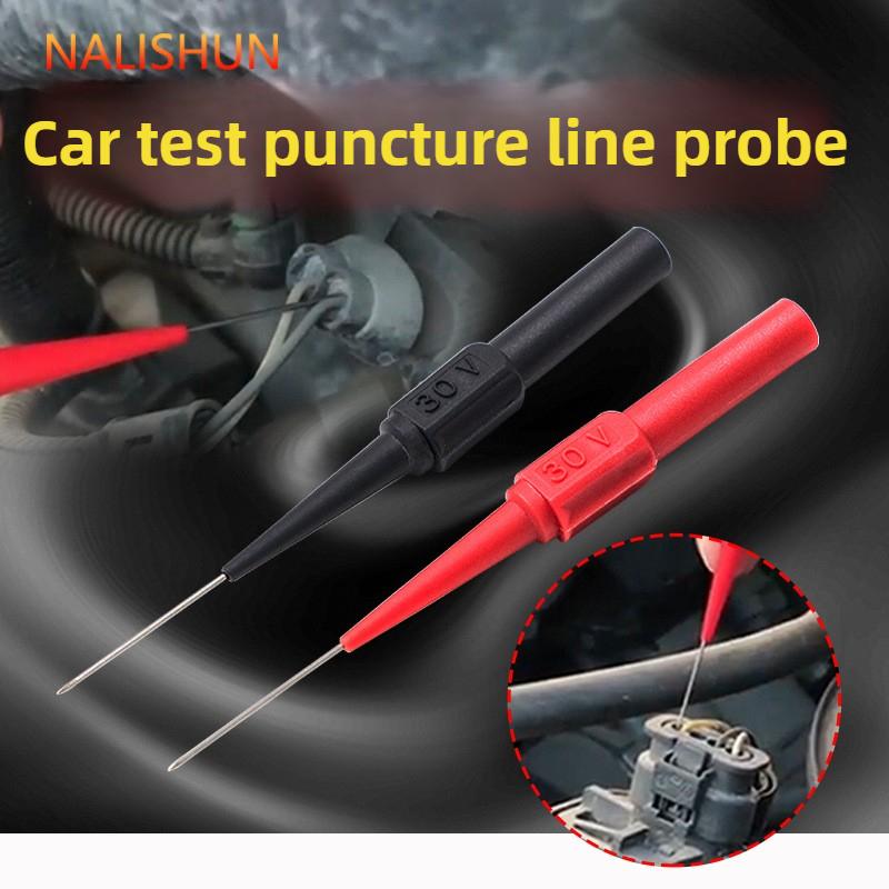 Multimeter Test Lead Extention Back Piercing Needle Tip Probes ...