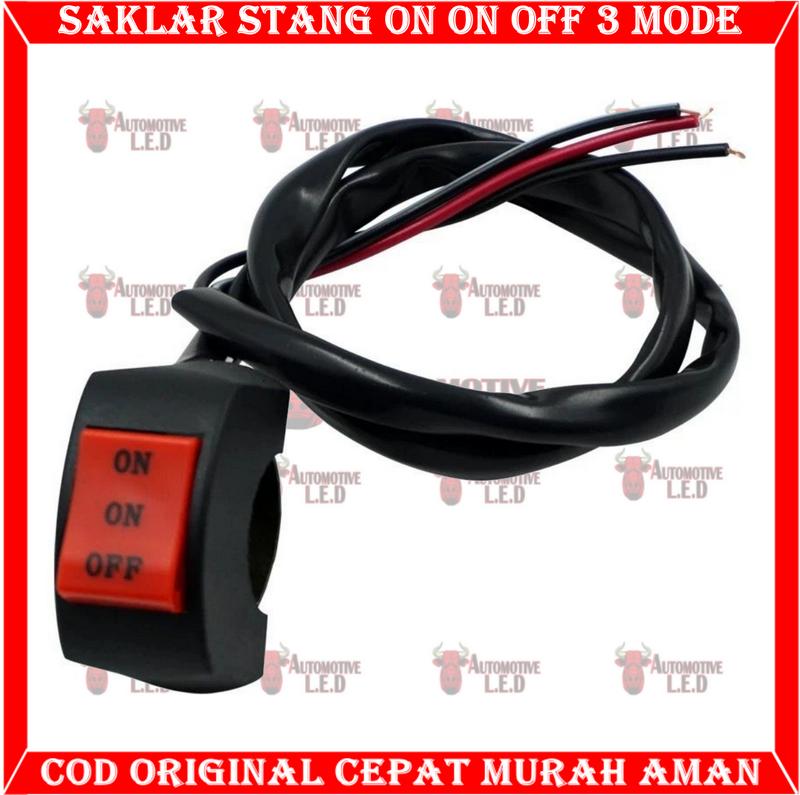 SAKLAR STANG ON ON OFF MULTI FUNGSI 3 MODE BIASA BUAT LAMPU - Shop ...