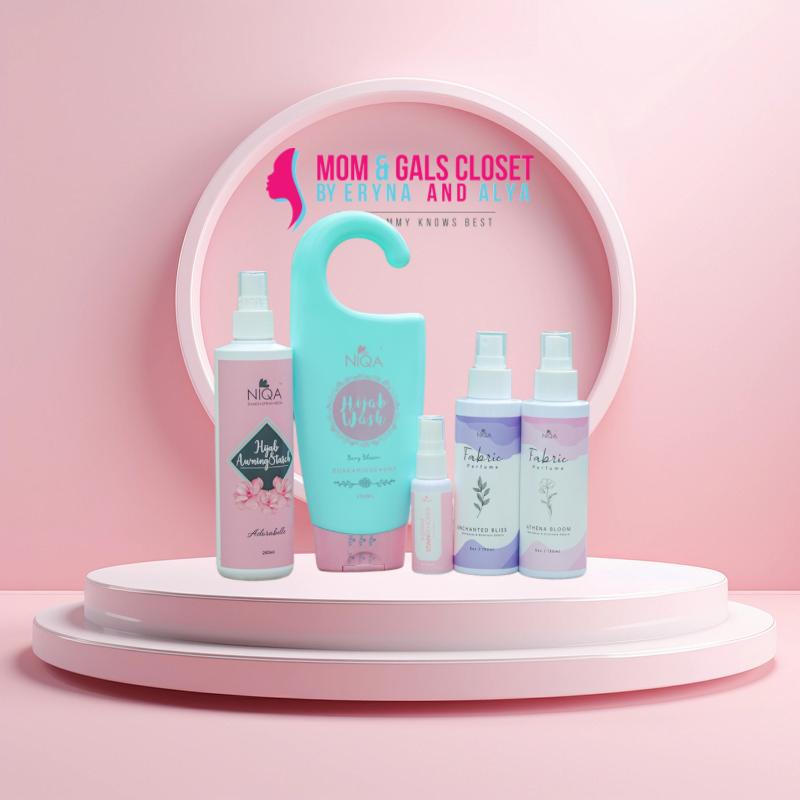 Niqa Combo Set - Hijab Wash (NHW) / Stain Remover (NISR) / Hijab ...