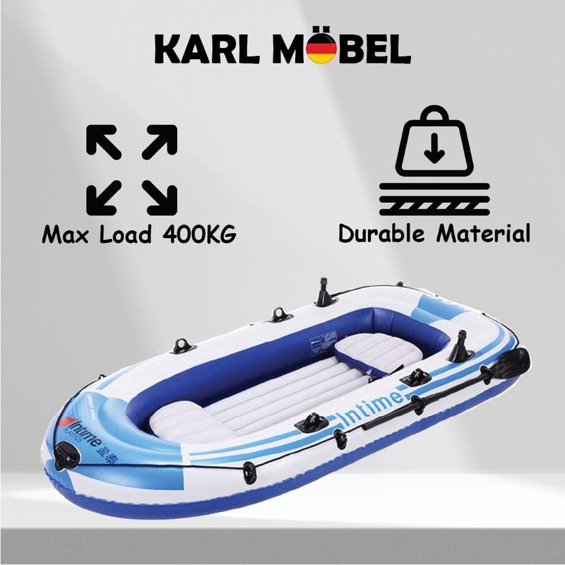 Inflatable Boat kayak fishing boat Intex 2 3 4 person bot angin ...
