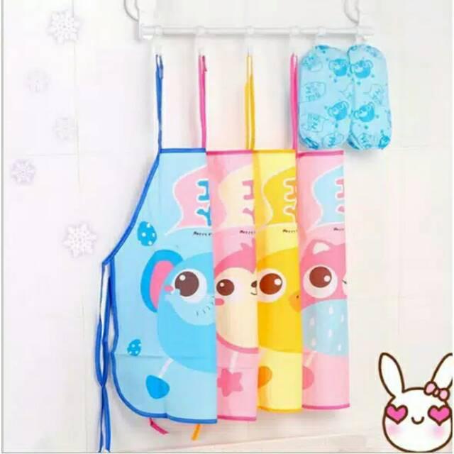 Apron Anak, Celemek Masak Anak, Celemek Lucu Anak - Shop | Tokopedia