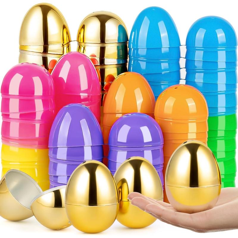 36 Count 3.15" Plastic Easter Eggs, 30 counts Empty Suprise Eggs ...