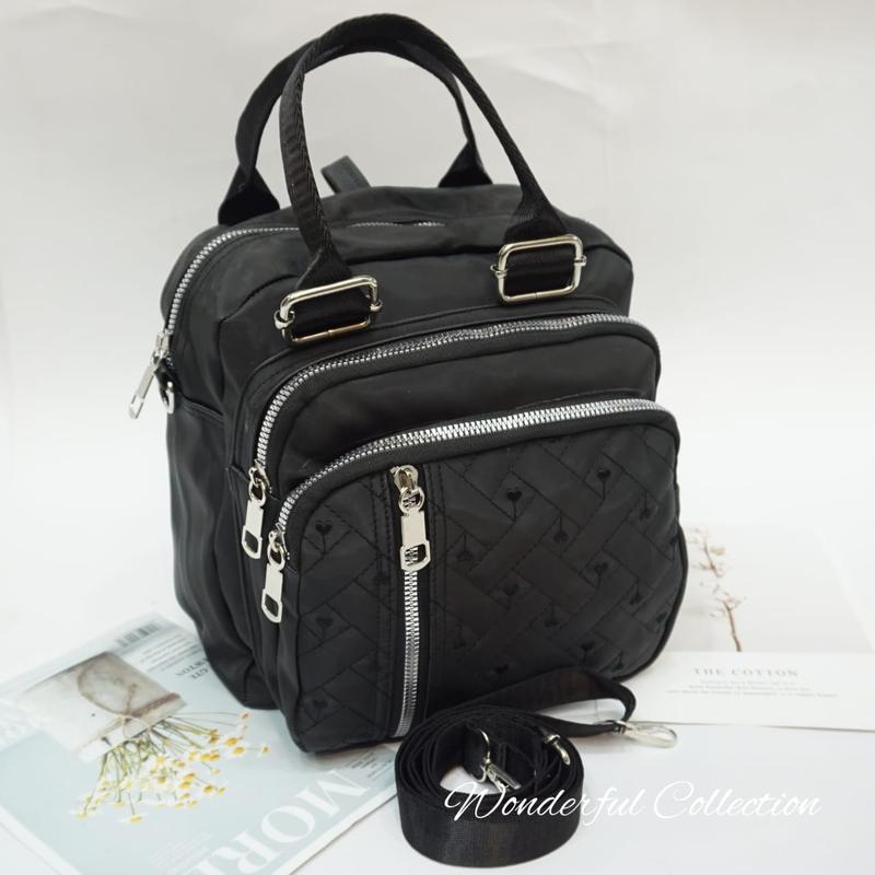 Tas 3 IN 1 - Ransel Wanita terbaru - Tas Salempang Wanita Kekinian ...