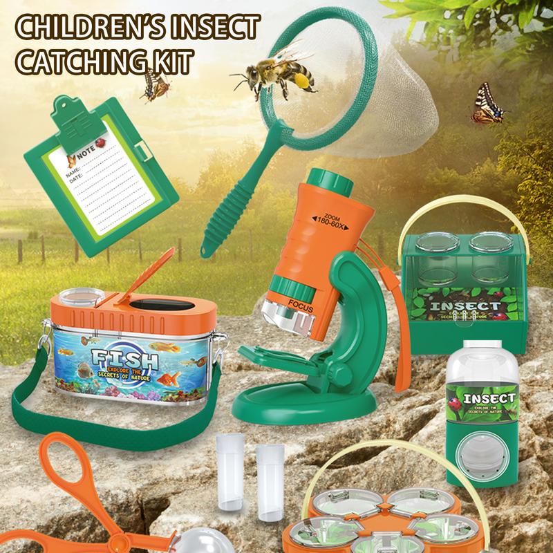 Kids Outdoor Explorer Kit Insect Catcher Observing Toy Kit Portable - TikTok Shop Singapore