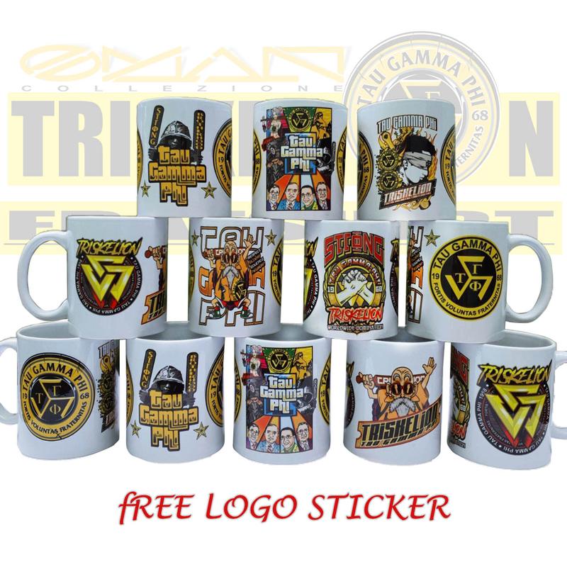 TRISKELION TAU GAMMA PHI COFFEE MUG (FREE STICKER) - TikTok Shop ...