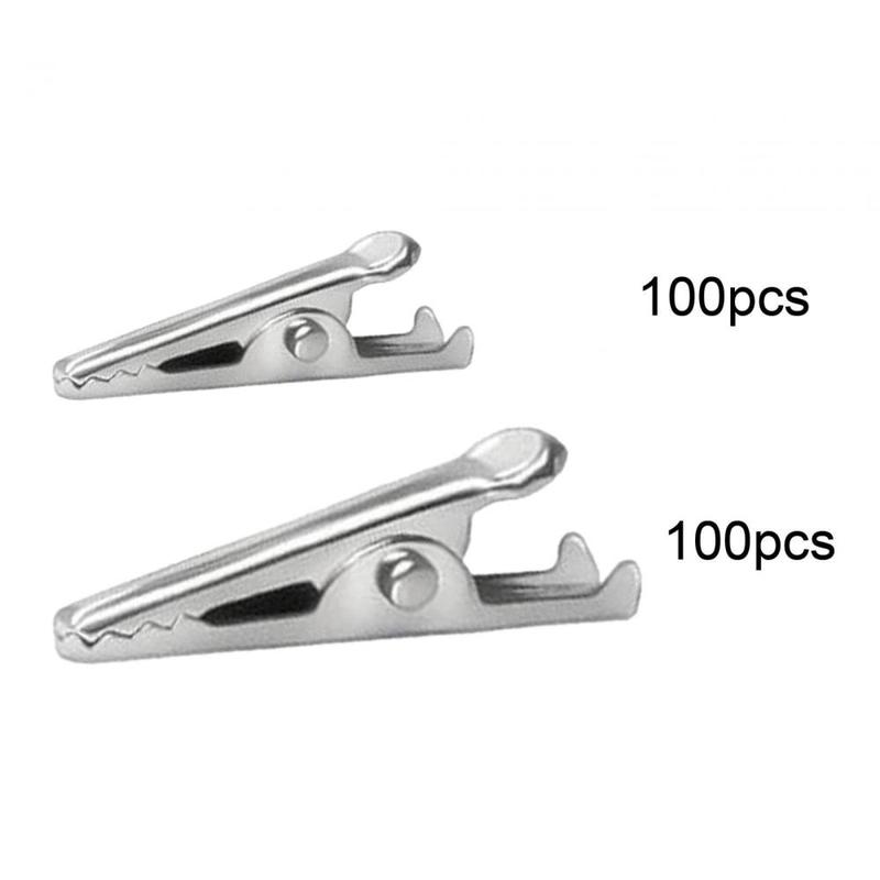 100x Clips Durable Experiment Clamp Practical Stable Grip Reusable ...