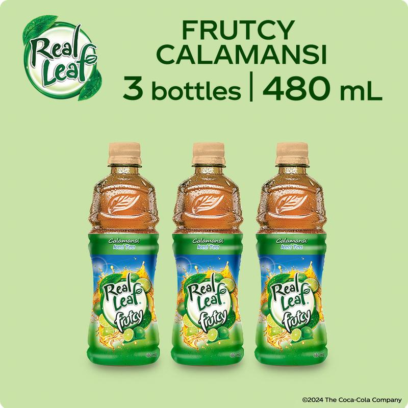 Real Leaf Frutcy Calamansi 480mL - Pack of 3 - TikTok Shop Philippines