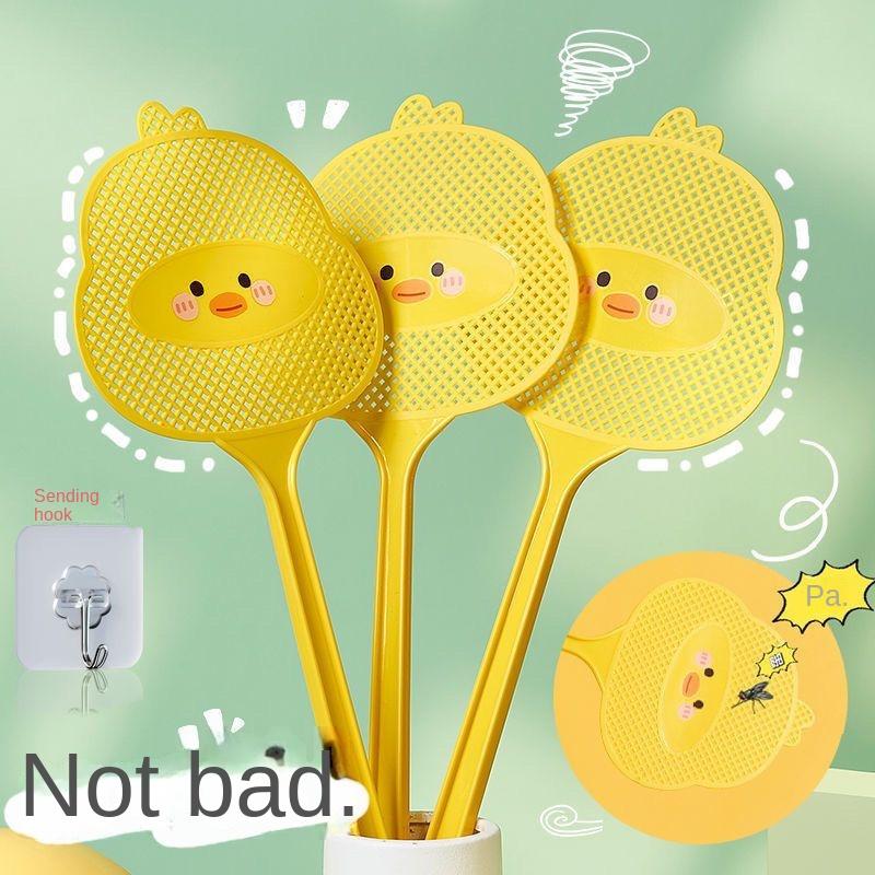 Fly swatter household cartoon cute durable plastic thick and extended ...