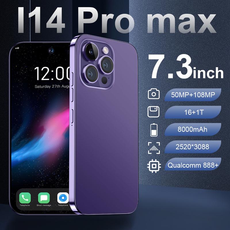 Mobile phone, for I14 Pro Max, large memory, 16 + 11t - TikTok Shop ...