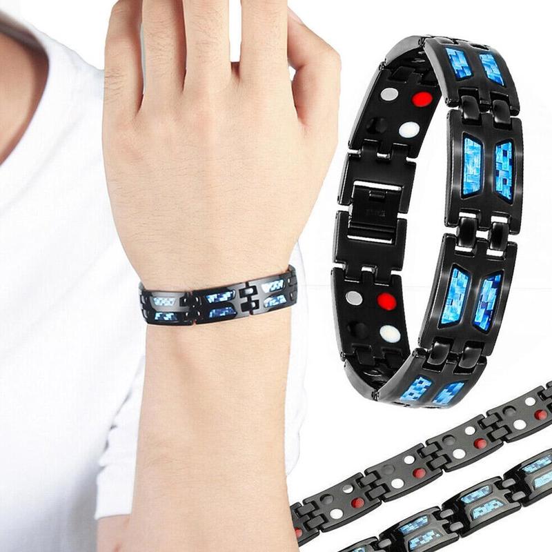 Men's Metal Bracelet Blue Bracelet Fashion Men's Bracelets V6W2 ...