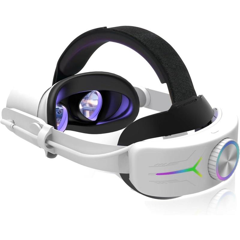 RGB Battery Head Strap for Meta Quest 3S 12000mAh Elite Stra - TikTok Shop