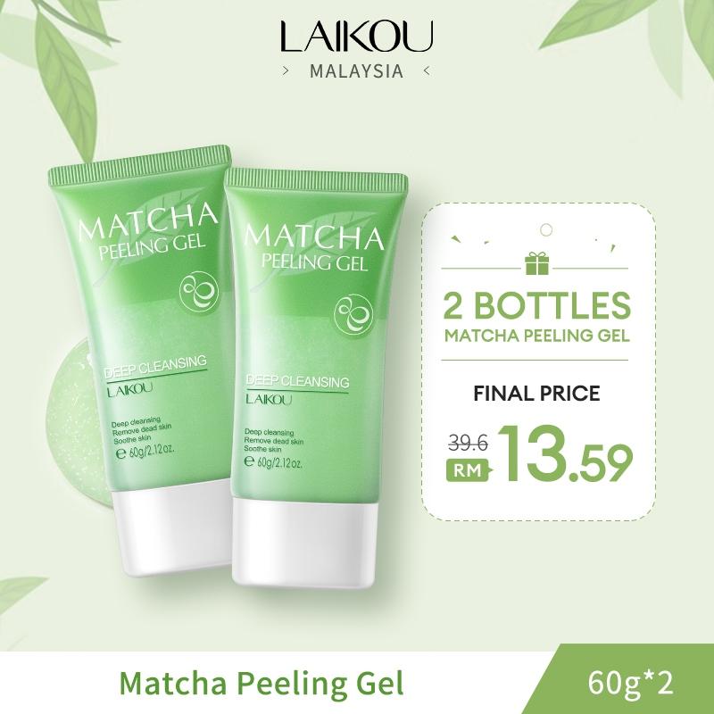 LAIKOU Matcha Peeling Gel Cleansing Pores Exfoliator Soothe Skin ...