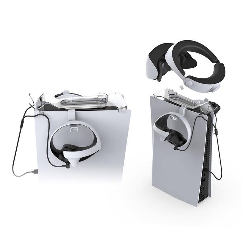 For PSVR2 Controller VR Glasses Hanger Holder With Two Hooks Headphone ...