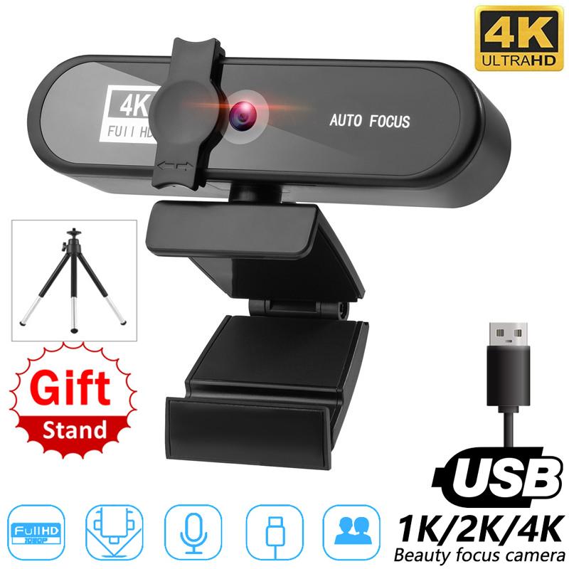 Kamera Web, Resolusi 4K HD Penuh, Resolusi 1080P 60fps, Untuk PC ...