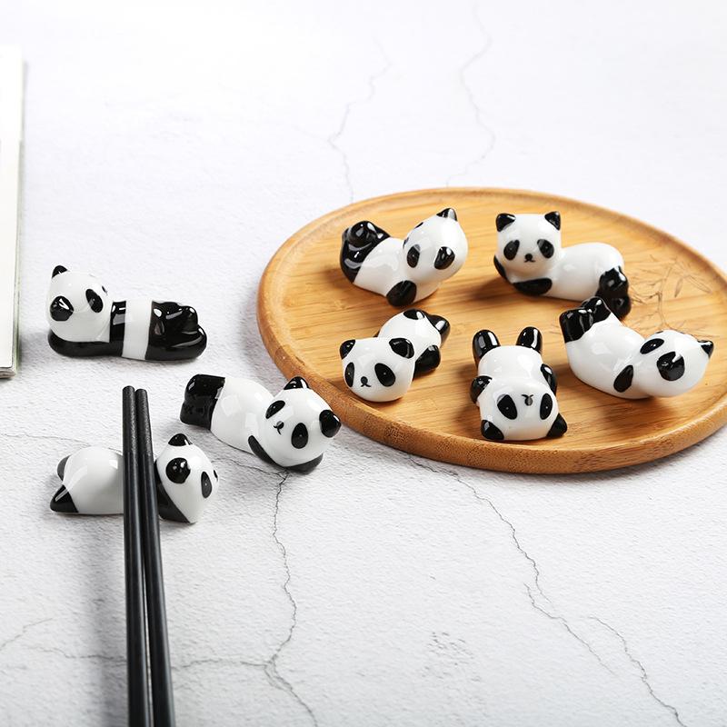 Chinese Chopstick Panda Chopstick Rest Creative Cute Ceramic - TikTok ...