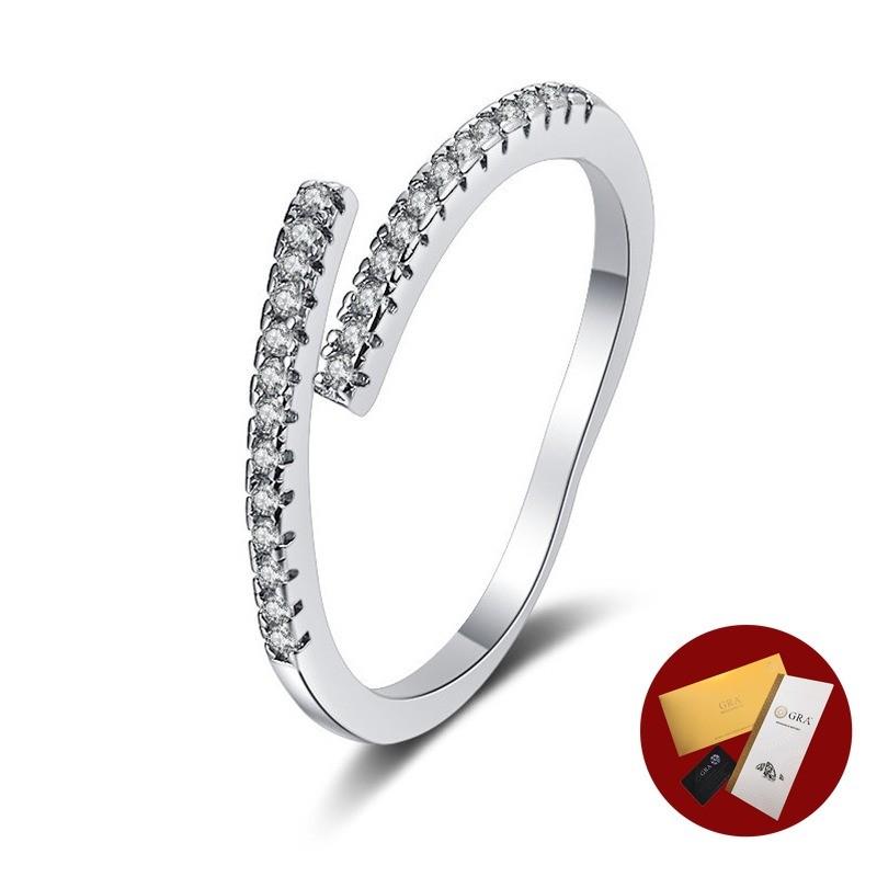 (With Gra Certificate)18K Rose Gold Simple Blype Ring Fashio - TikTok ...