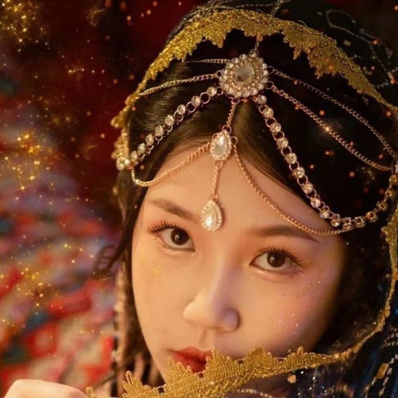 Travel Photography Western Style Princess Hair Accessories Forehead ...