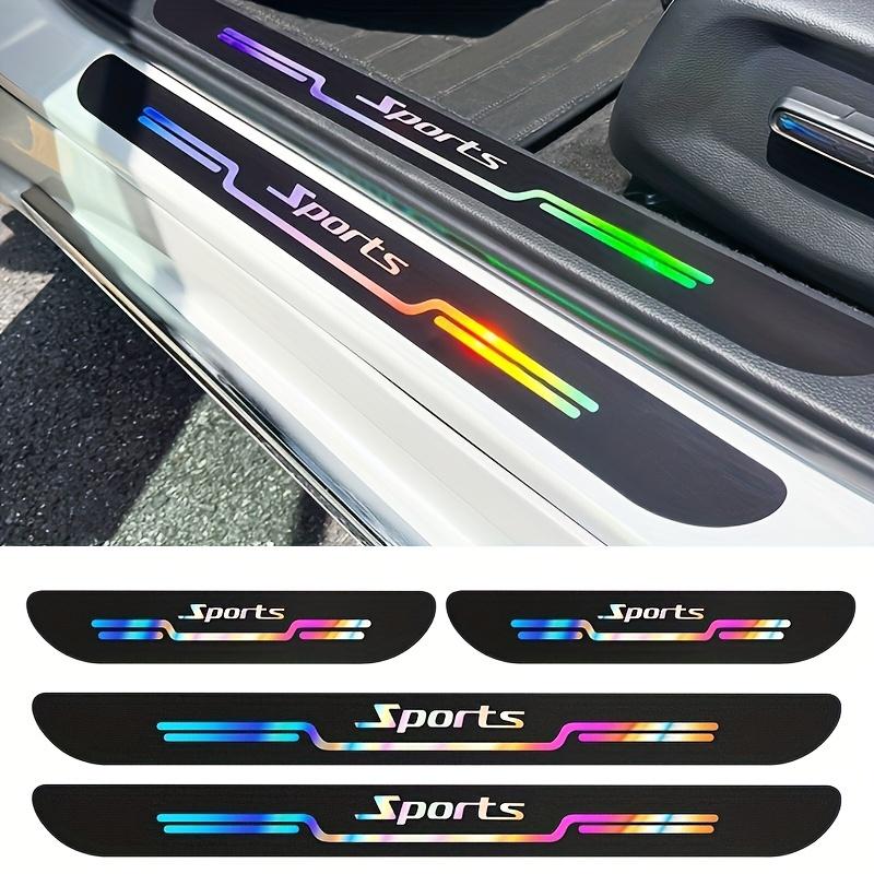 4 Pieces Laser Cut Sports Door Sill Protectors - Scratch Resistant ...