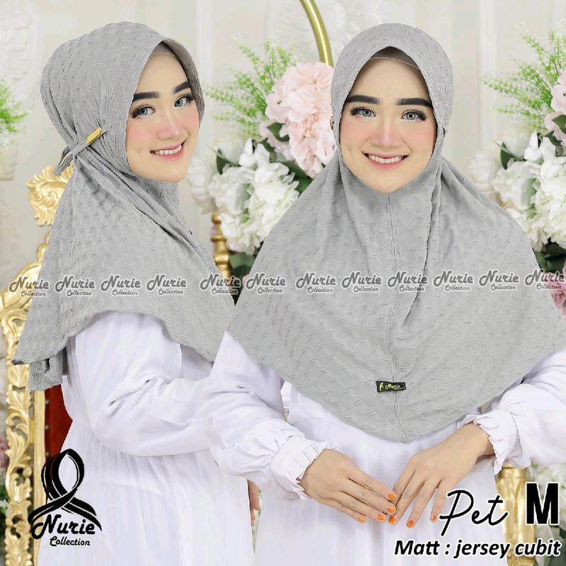 Bergo Pet M Original Nurie Collection * Bergo Jersey Cubit * - Shop | Tokopedia