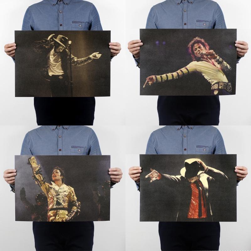 Michael Jackson various collections, nostalgic, star kraft paper ...