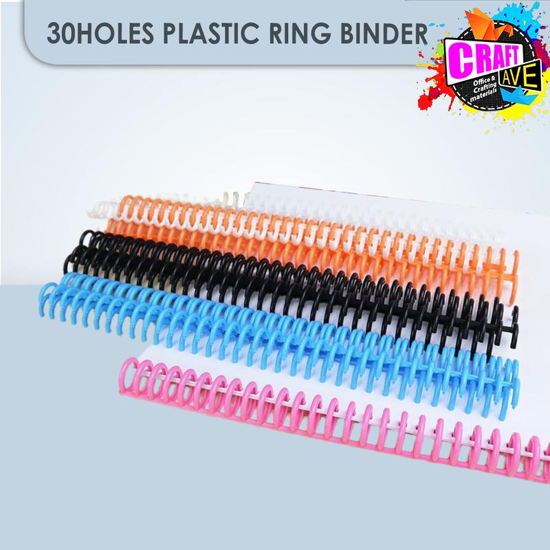 30 Holes Plastic Binder Binding Spines Combs 80 / 60 Sheets - TikTok ...