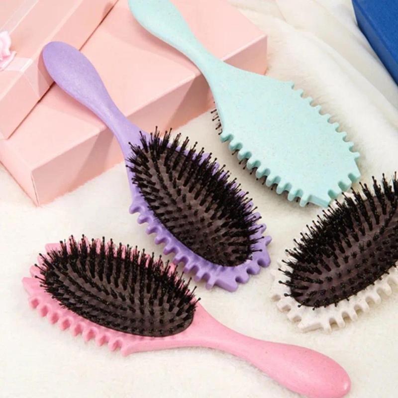 Curls Define Styling Brush Boar Bristle Detangling Hair Brus - TikTok ...