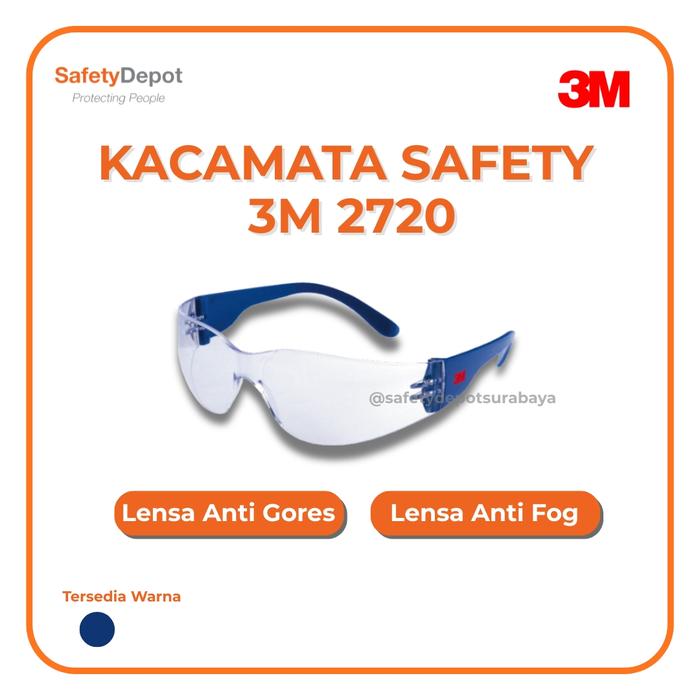 Jual 3M Kacamata Safety 2720 Safety Glasses dengan Lensa Anti Gores ...
