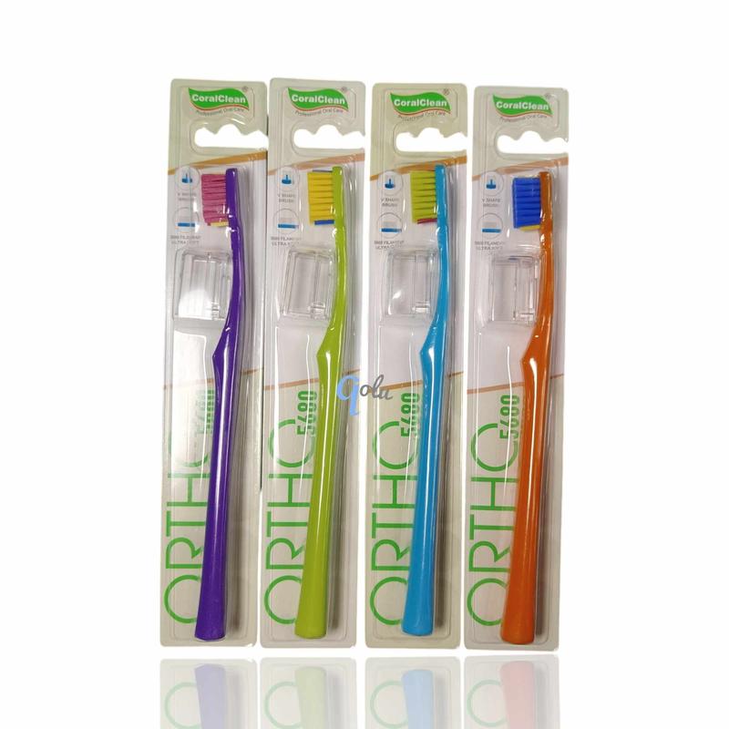 Rainbow Ortho Brush Orthodontic Toothbrush U Shaped Braces Dental ...