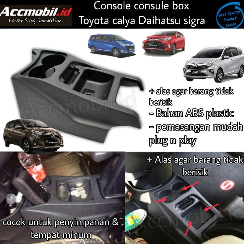 console box consule box toyota calya daihatsu sigra laci penyimpanan ...