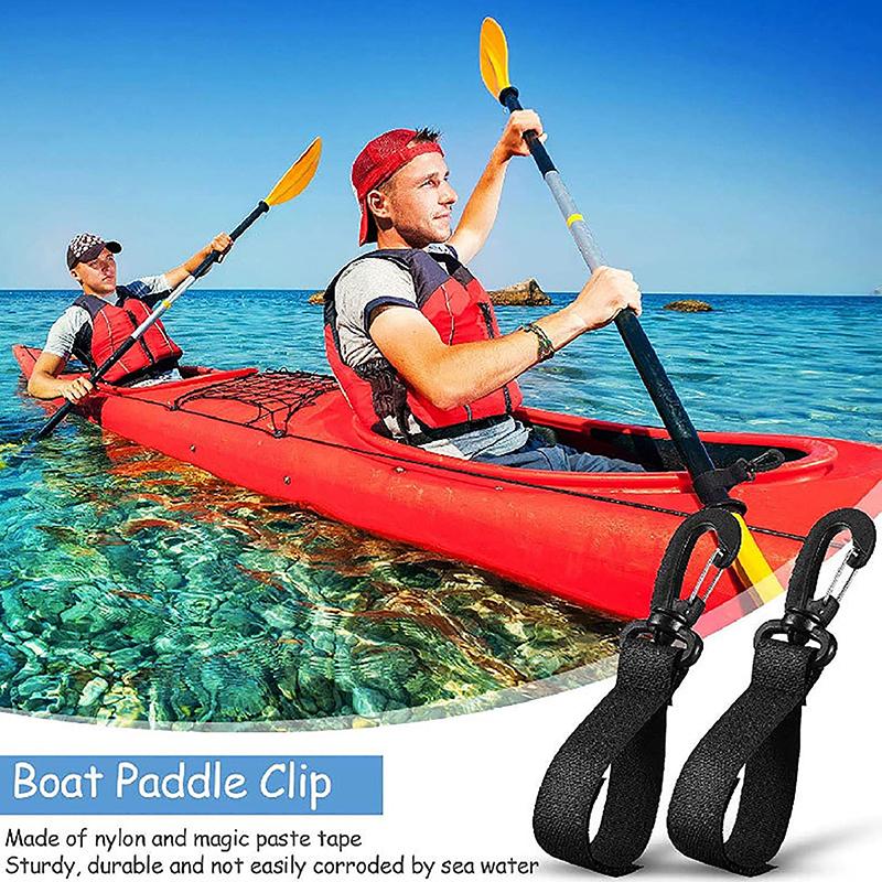2Pcs Double Pack Kayak Paddle Magic Buckle Strap Clip For Su - TikTok ...