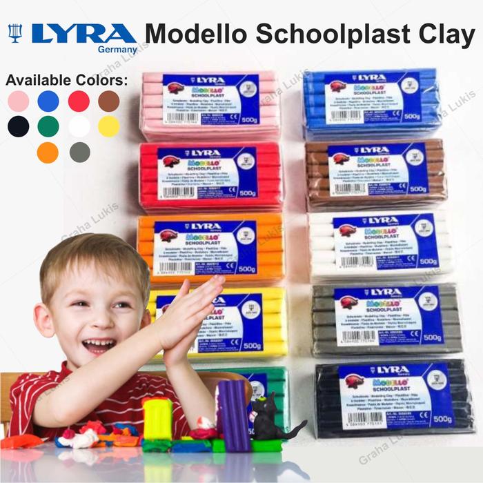 Jual LYRA Modello Schoolplast 500 gr Lyra Clay - Yellow - Kota Bandung ...