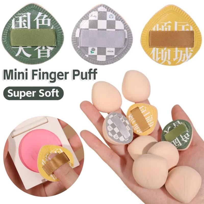Mini Finger Sponge Make Up Powder Puff Air Cushion Concealer - TikTok ...