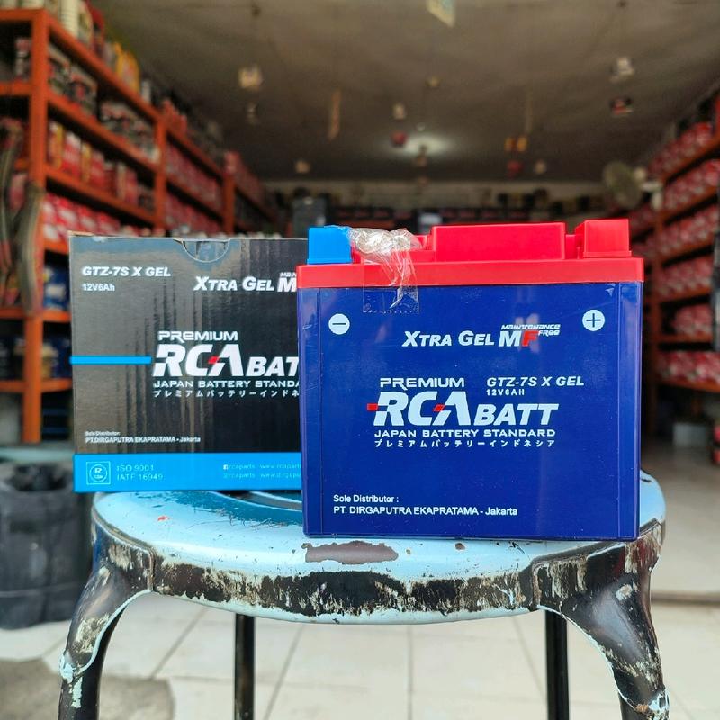 Aki Sepeda Motor RCA BATT (GTZ-7S X GEL - 12V6Ah) Accessorie - Shop ...