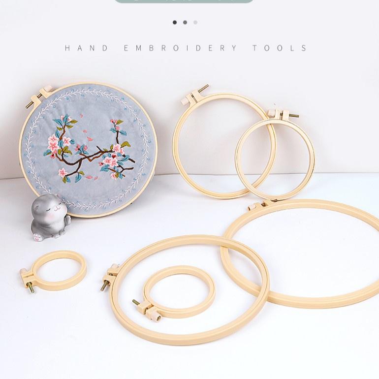 [GADING] Embroidery Hoop Alat Kerajinan Tangan Pemidangan Pamidangan ...