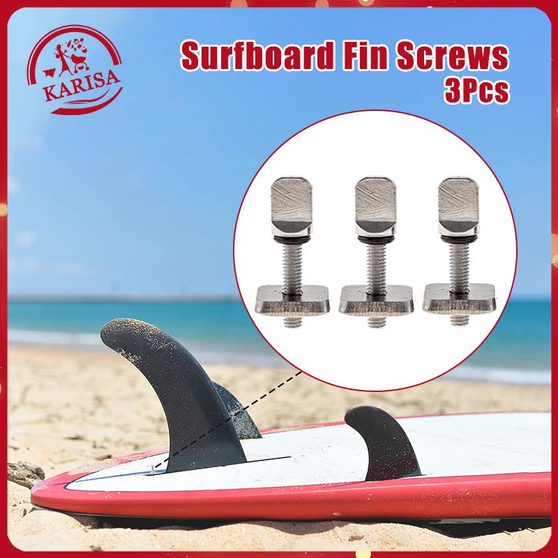 6Pcs Stainless Steel Surfboard Fin Screws Replacing for Surf - TikTok ...