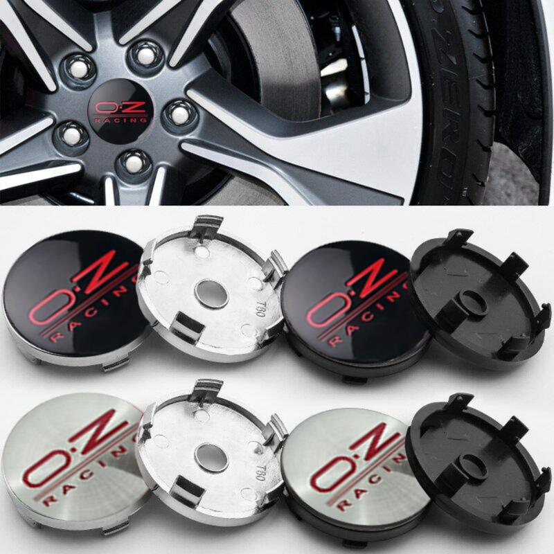4Pcs 60mm Car Tire Wheel Center Rim Hub Caps Cover Trim Hubcaps ...