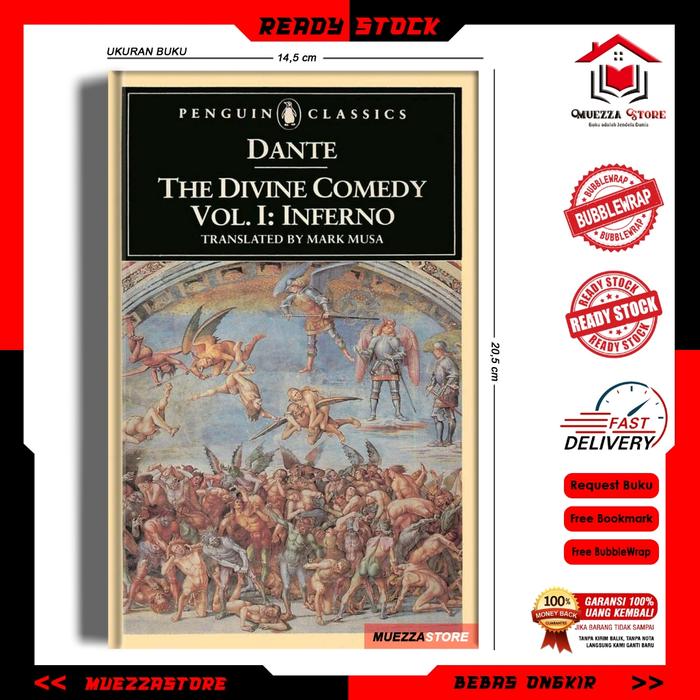 Jual Dante The Divine Comedy Volume 1 - 3 Inferno - Mark Musa (English ...