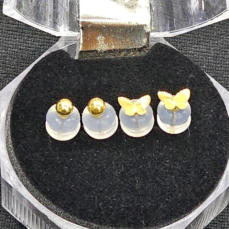 B1T1 (Ball&Butterfly) Silicon Pakaw Earring Minimalist - TikTok Shop ...