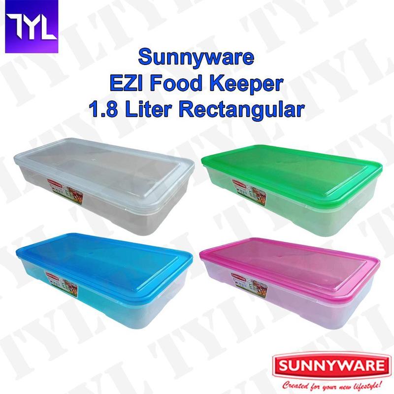 Sunnyware EZI Food Keeper 1.8 Liter Rectangular 4pcs Food Saver ...