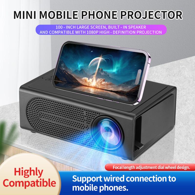 Portable mini projector, M200, led, for mobile phone, home theater ...