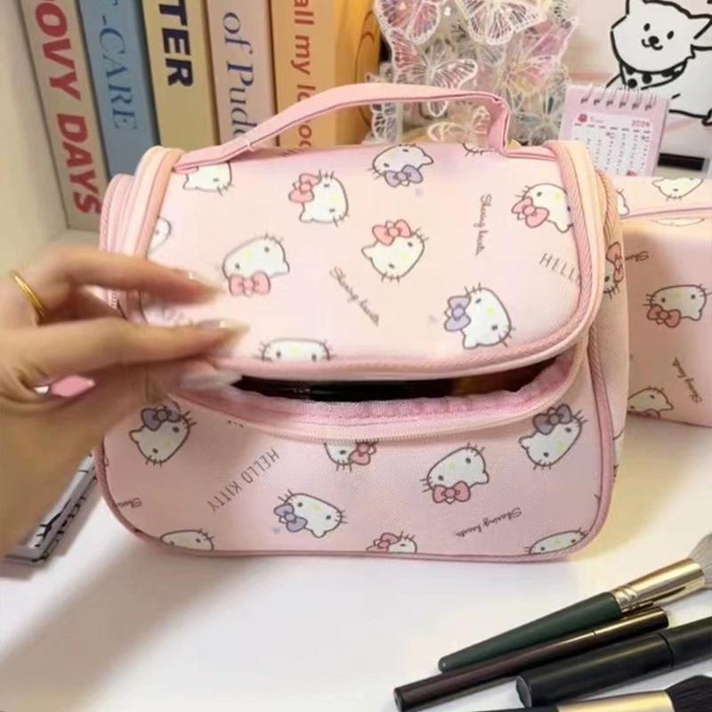 Large Capacity Cute Cartoon Toiletry Bag Portable Travel Makeup ...