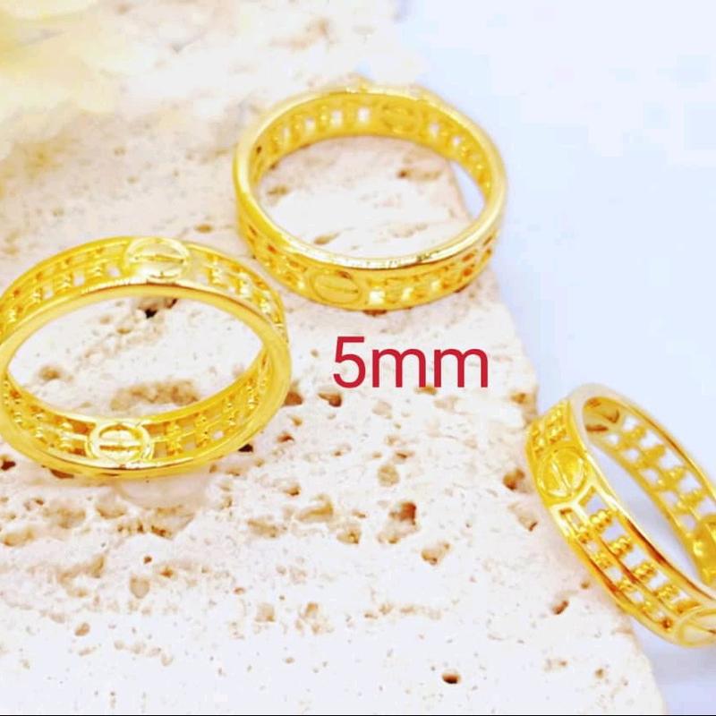 Cincin Sempoa Bulat Gold Plated - Aksesori Fesyen Terkini -Rings ...