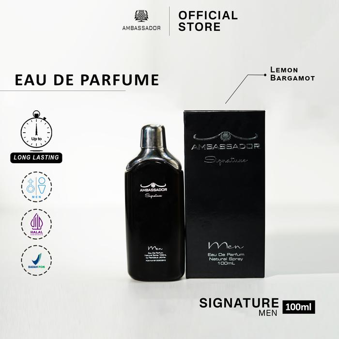 Promo Ambassador Eau De Parfum Signature Men - 100ml / Parfum Pria EDP ...