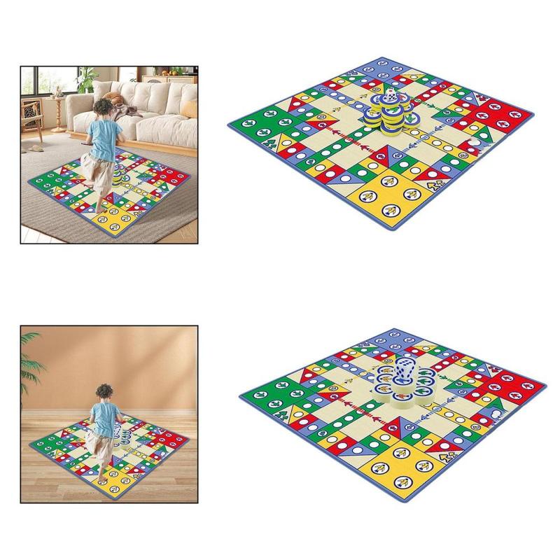 Crawling Chess Mat Set with Chesses, Airplane Flight Chess Family ...