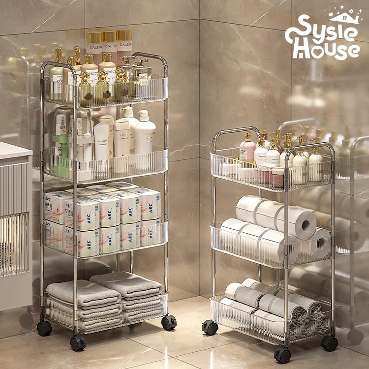 Sysie House ชั้นวางของ 2 ชั้น / 3 ชั้น / 4 ชั้น พร้อมล้อเลื่อน - TikTok ...
