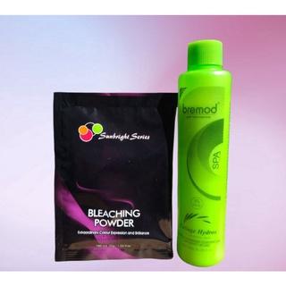 Sunbright bleaching powder + Bremod oxidizer Hair Dye Haircare - TikTok ...